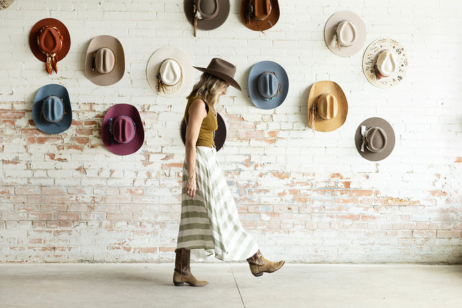 How to Shape a Wool or Cowboy Hat – Flea Style